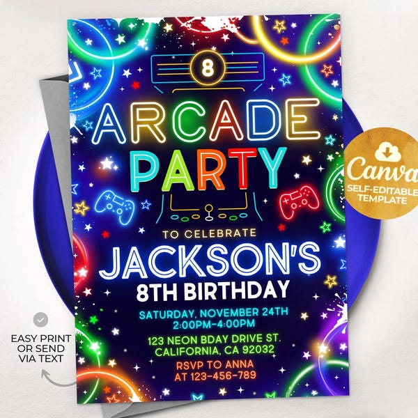 Timezone Birthday Invitation - Etsy Australia