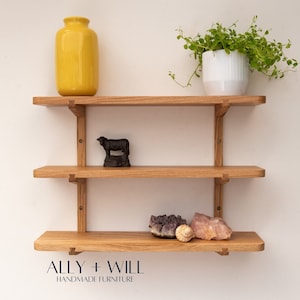 Japanese Shelves in Light Oak, Bathroom Shelves, Shelves for Bedroom ...