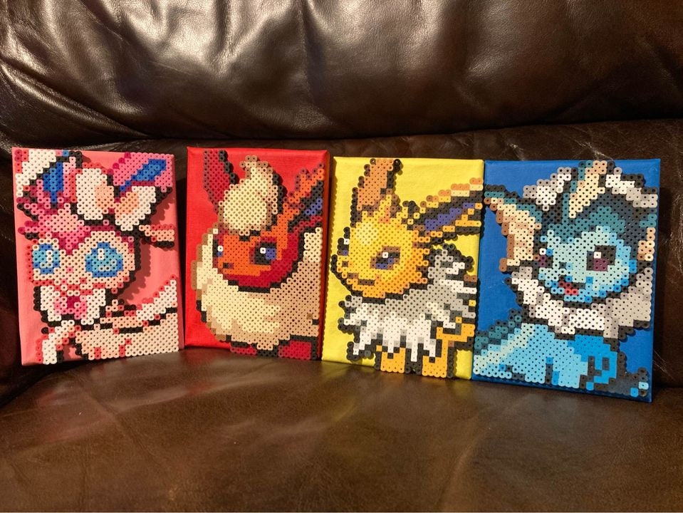 Pokémon Perler Canvas CUSTOM TO ORDER - Etsy