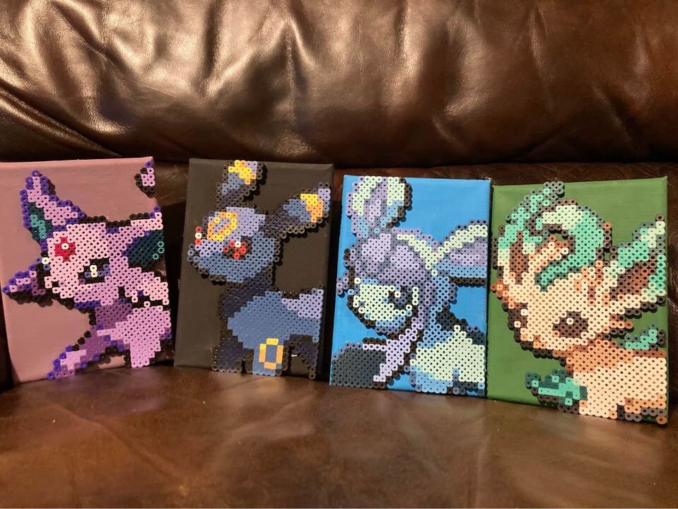 Pokémon Perler Canvas CUSTOM TO ORDER - Etsy