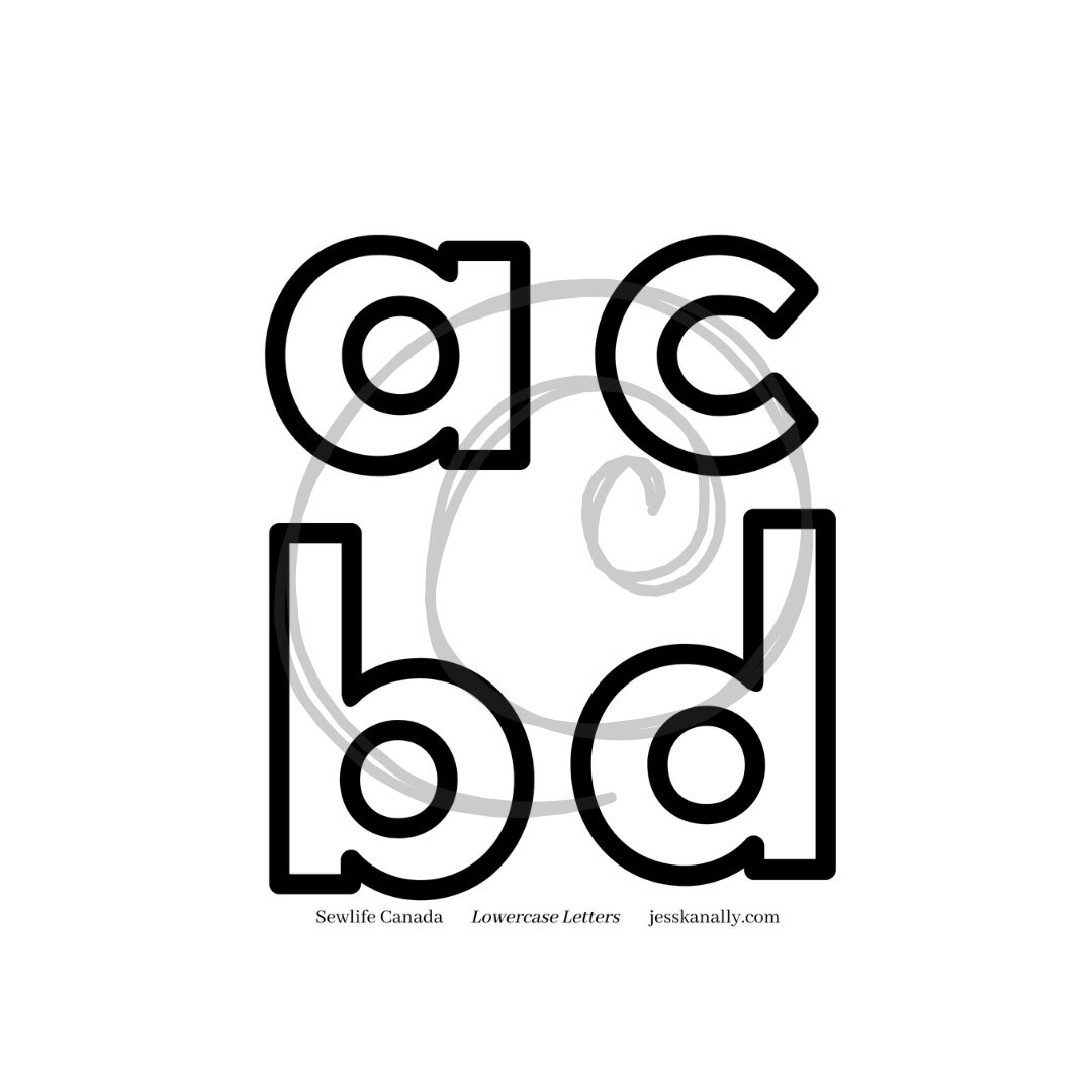 Crafting Uppercase Letters, Lowercase Letters & Numbers Pattern for ...