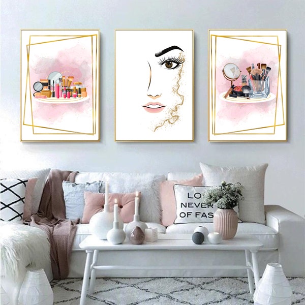 Makeup Wall Art - Etsy
