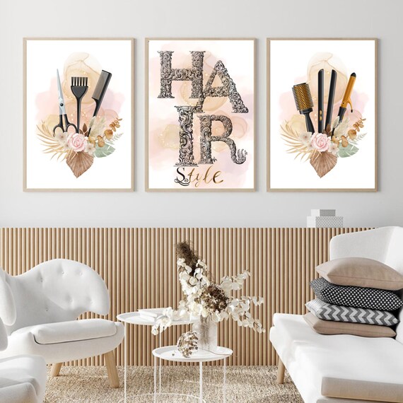 Hair Salon Wall Art