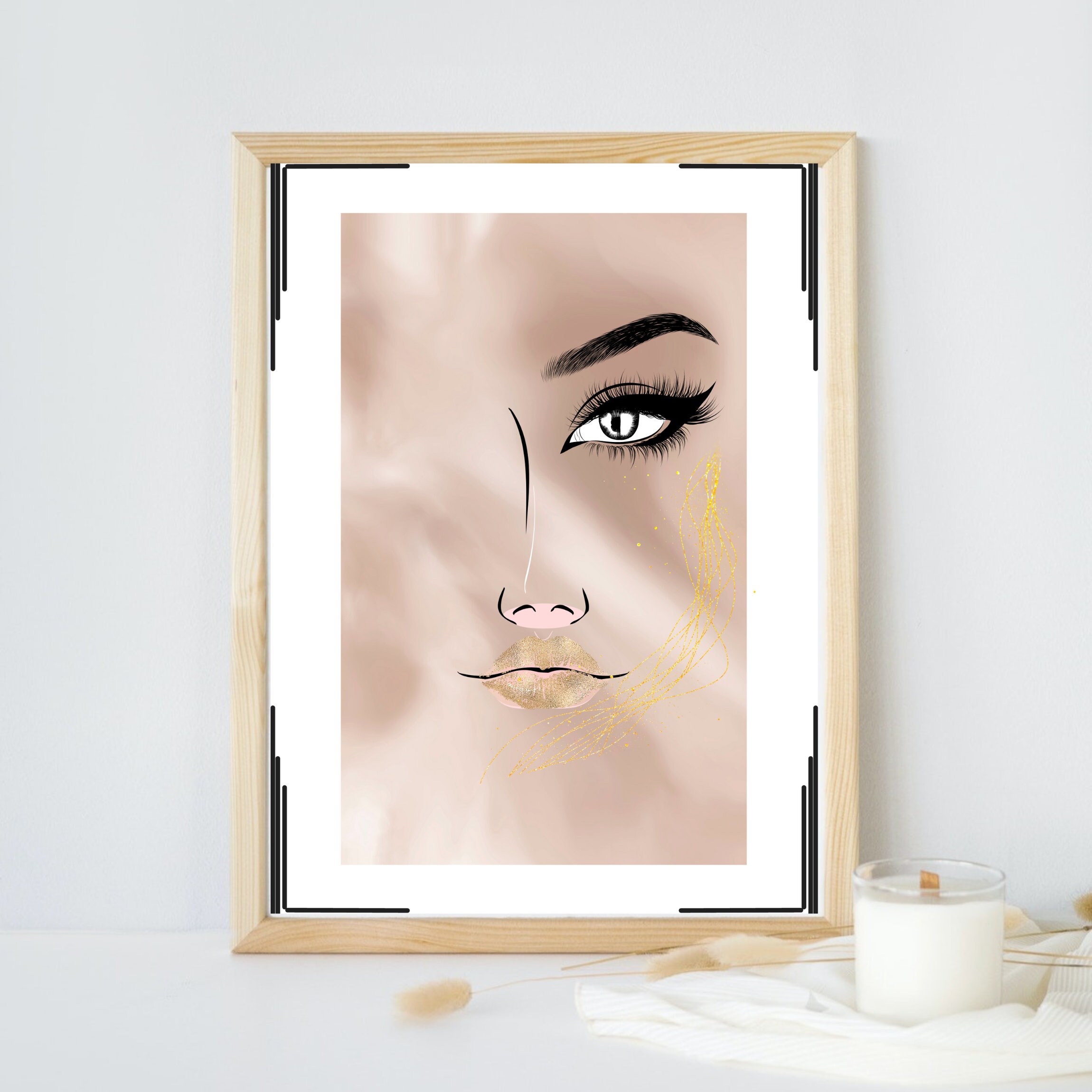 Makeup Wall Art, Woman Print-makeup Wall Art, Fashion Prints, Makeup ...