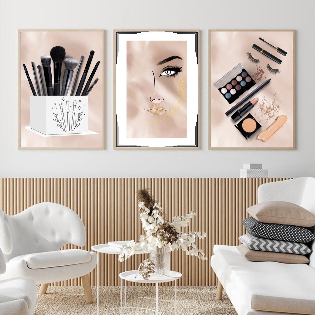Makeup Wall Art, Woman Print-makeup Wall Art, Fashion Prints, Makeup ...