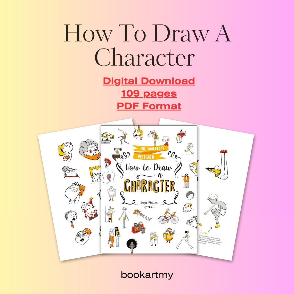 Character Drawing Tutorial: the Foolproof Method (PDF Book) - Etsy