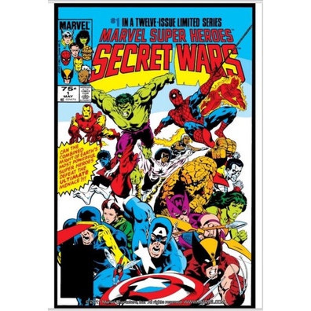 Digital Comic Secret Wars 1 and 2, Instant Download, Vintage Comic ...