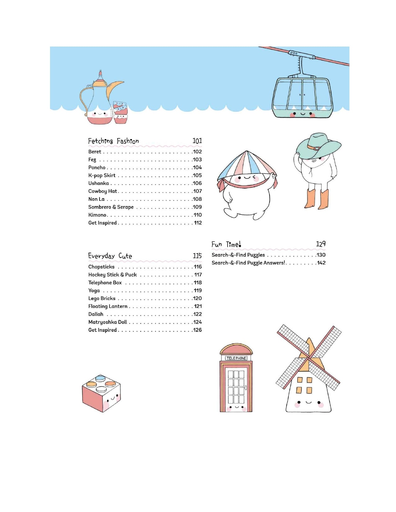 Kawaii Doodle, Learn How to Draw Over 50 Cute Doodles, Drawing Book ...