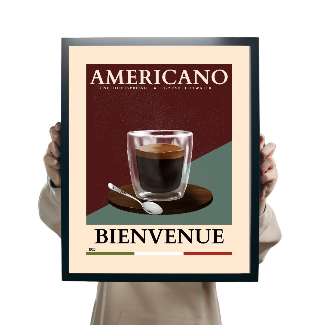 10 Vintage Coffee Shop Art Poster Printable | Coffee Shop Poster ...