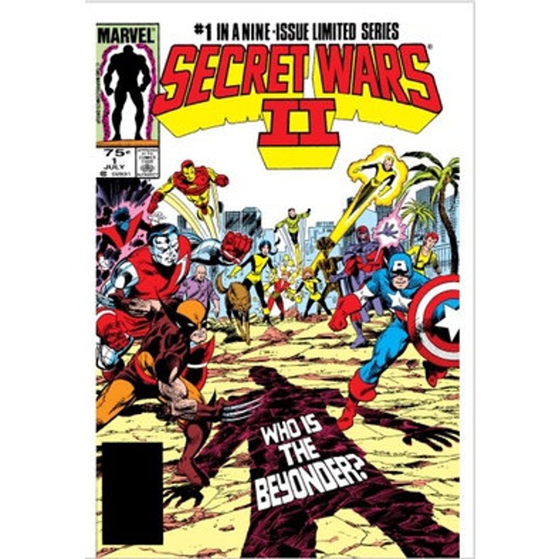 Digital Comic Secret Wars 1 and 2, Instant Download, Vintage Comic ...