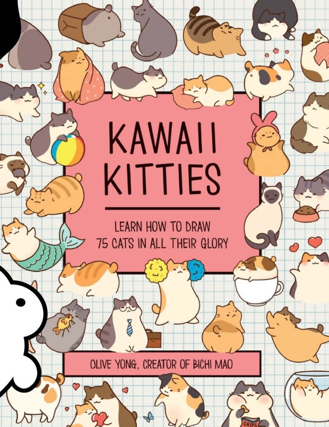 Digital Book 75 Steps Kawaii Kitties Learn How to Draw - Etsy