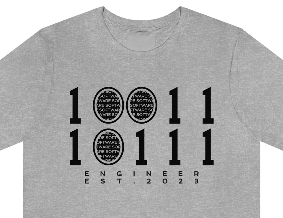 Est. 2023 Software Engineer T-shirt, Computer Science, Unisex, Class of ...