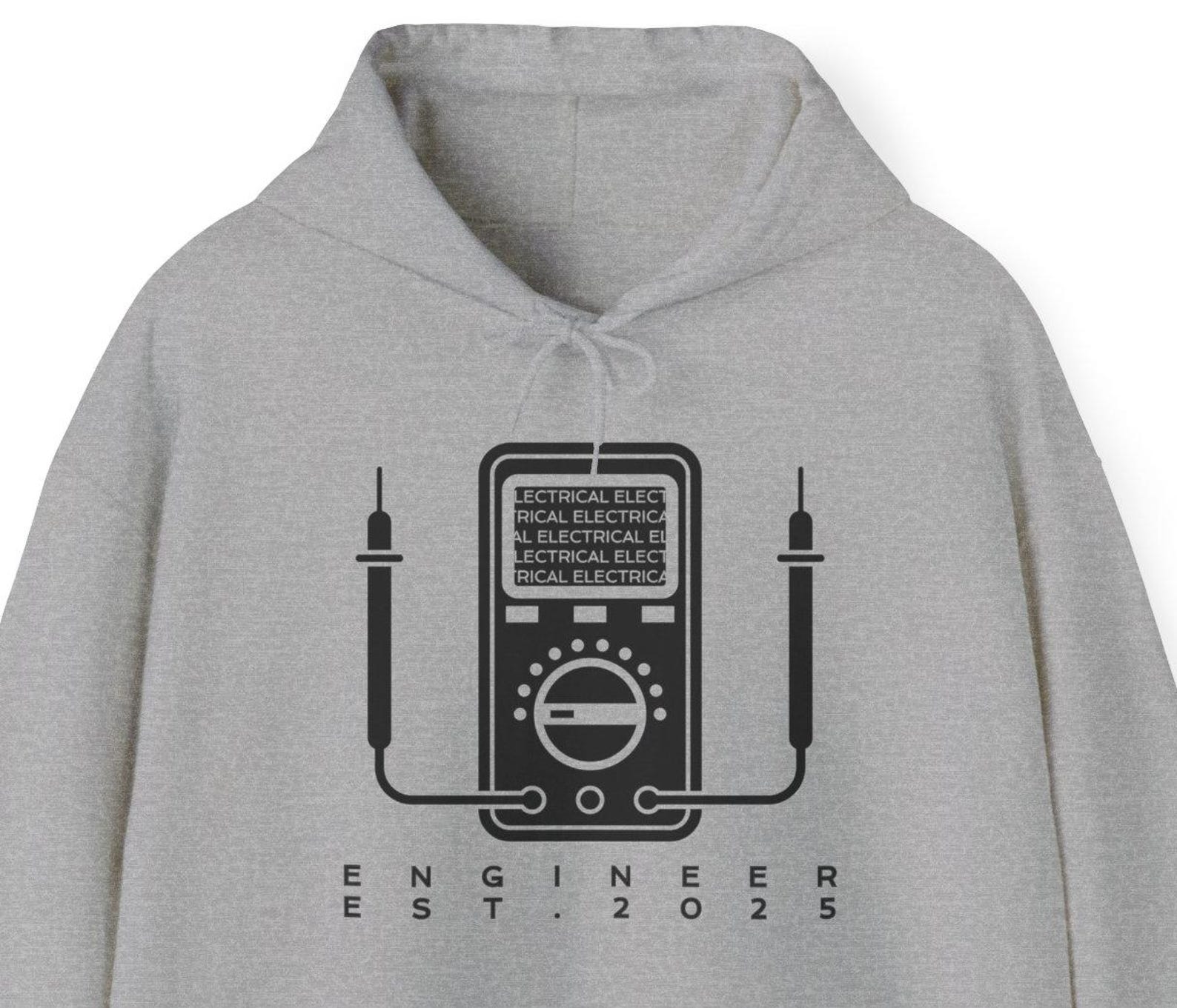 Est. 2025 Electrical Engineer Hoodie, Unisex, Class of 2025 ...