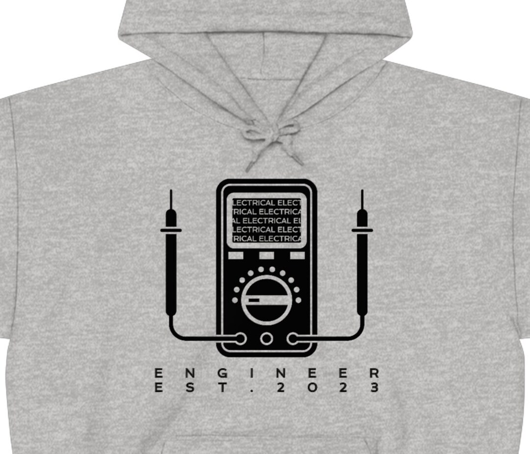 Est. 2023 Electrical Engineer Hoodie, Unisex, Class of 2023 ...