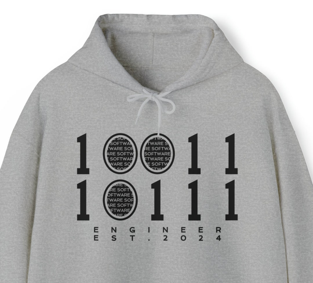 Est. 2024 Software Engineer Hoodie, Computer Science, Unisex, Class of ...