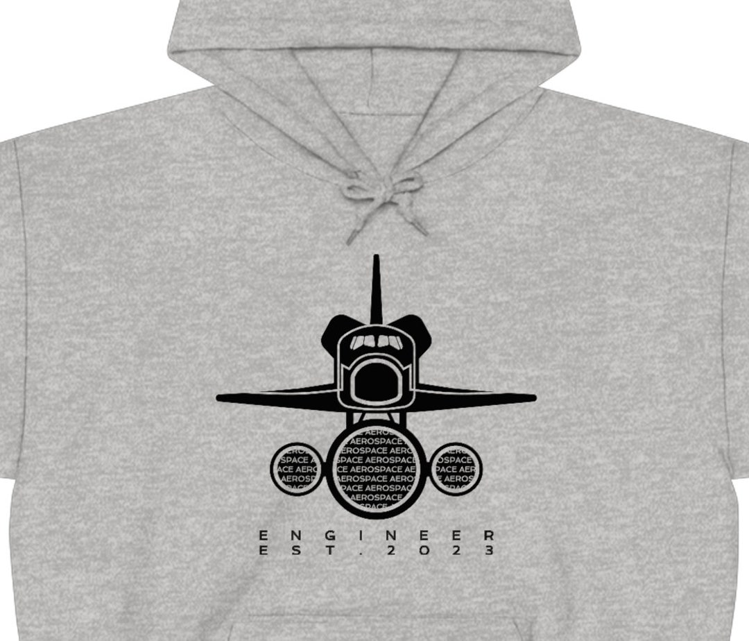 Est. 2023 Aerospace Engineer Hoodie, Unisex, Class of 2023, Engineering ...
