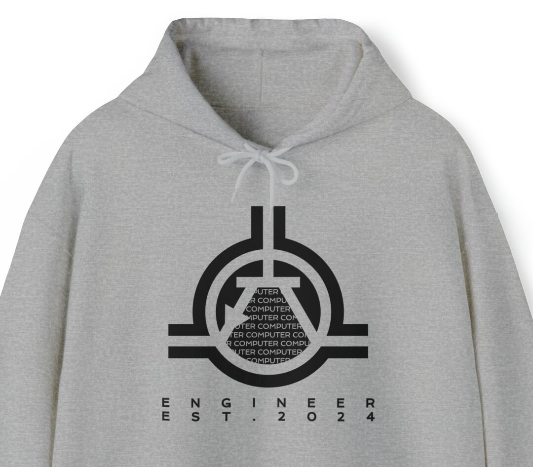 Est. 2024 Computer Engineer Hoodie, Unisex, Class of 2024, Engineering ...