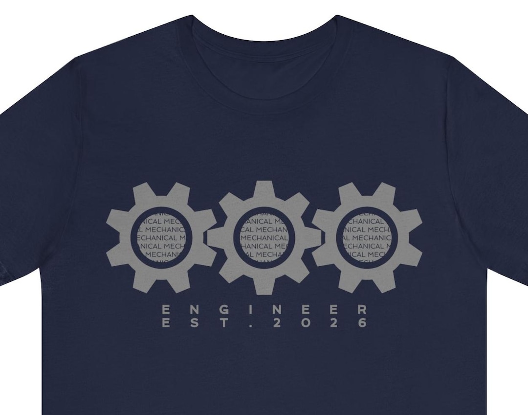 Est. 2026 Mechanical Engineer T-shirt, Unisex, Class of 2026 Tee Shirt ...