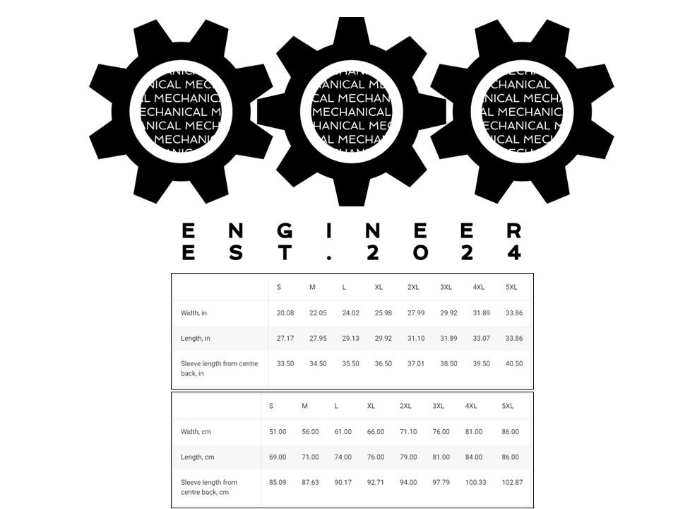 Est. 2024 Mechanical Engineer Hoodie, Unisex, Class of 2024 ...
