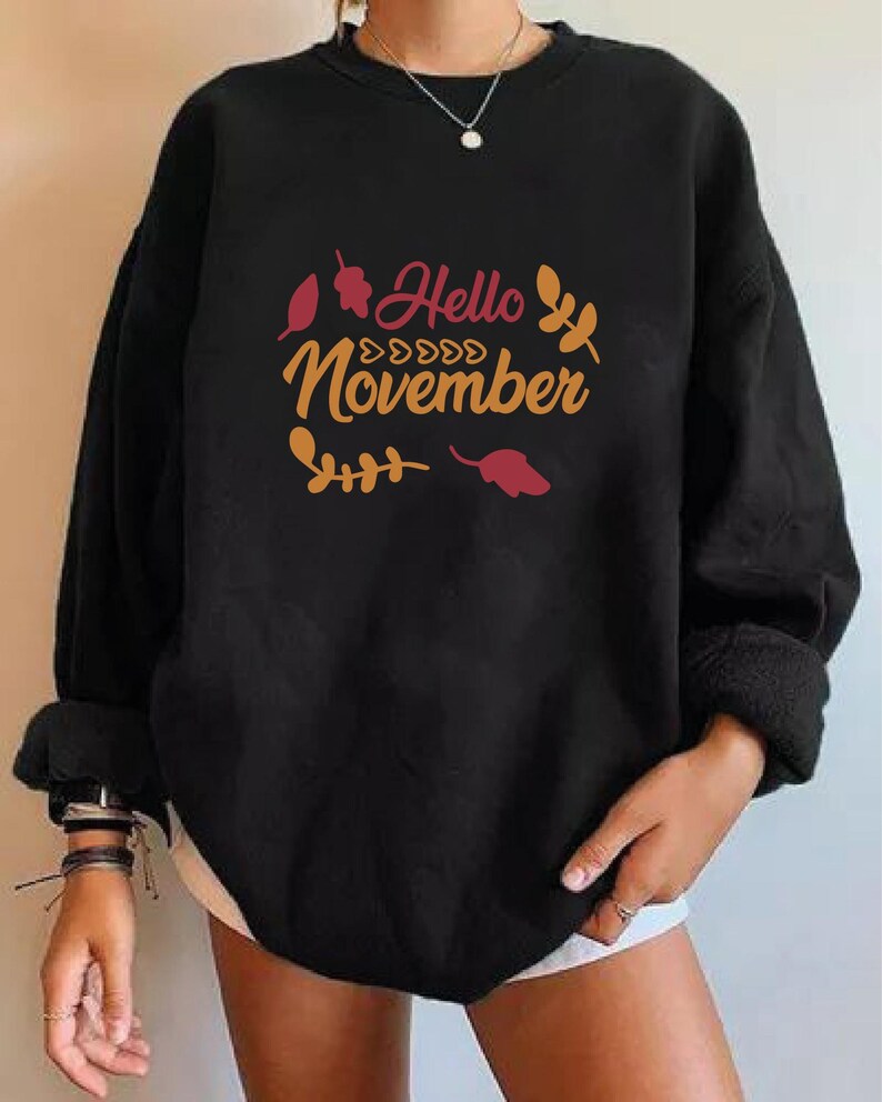 Hello November SVG, Cricut Svg, Clipart, Layered SVG, Files for Cricut ...