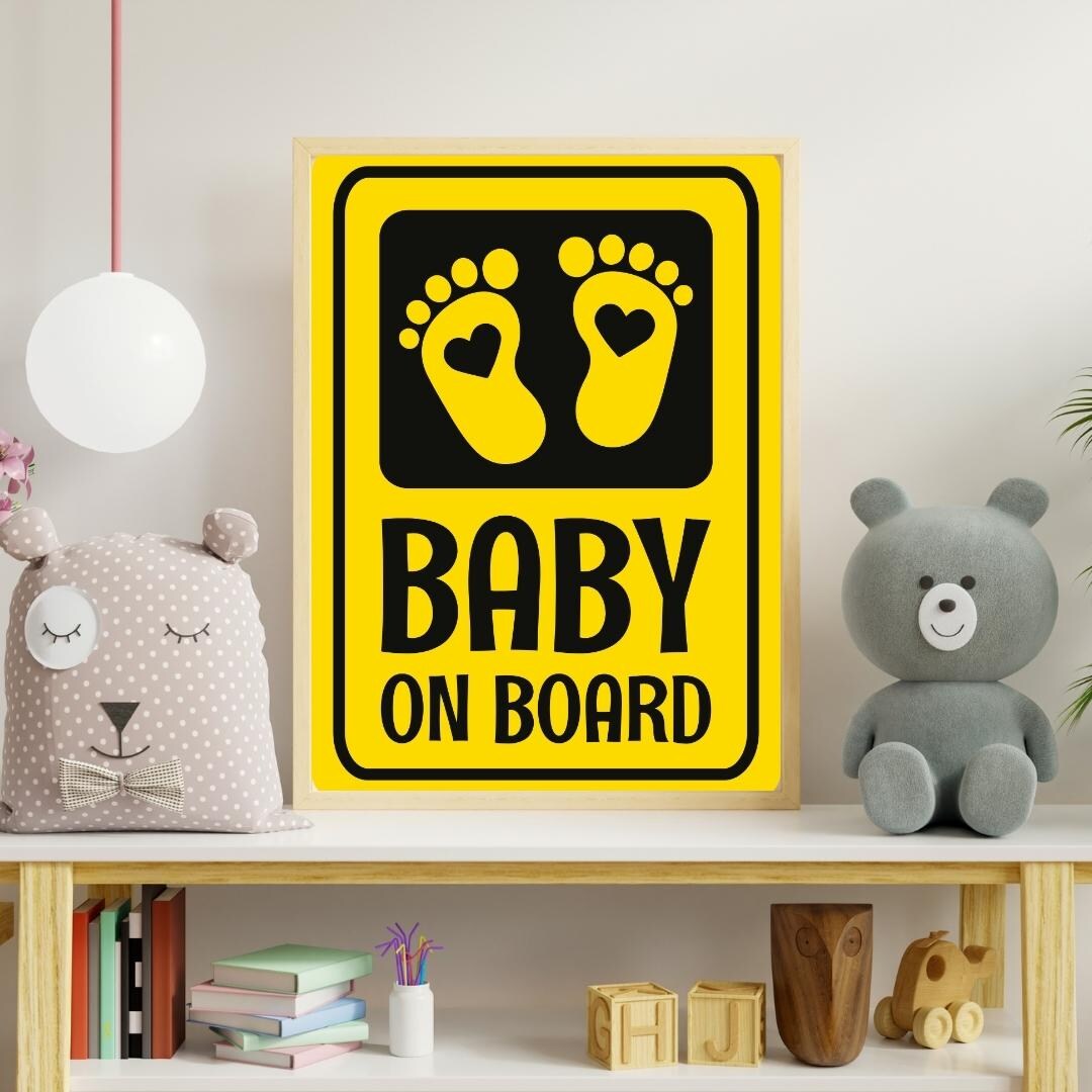 Baby on Board Svg Instant Download SVG, PNG, Eps, Dxf, Jpg Digital ...