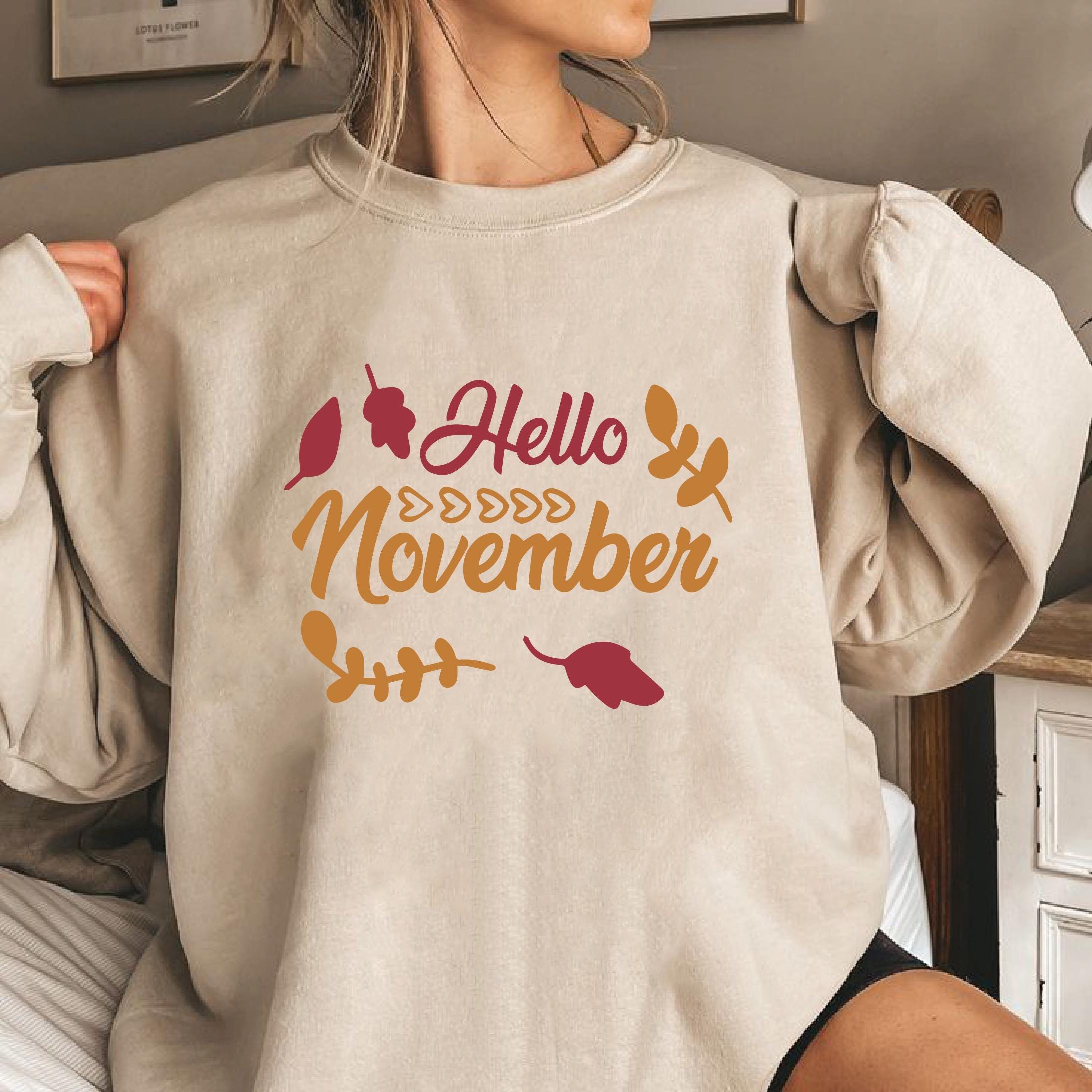 Hello November SVG, Cricut Svg, Clipart, Layered SVG, Files for Cricut ...
