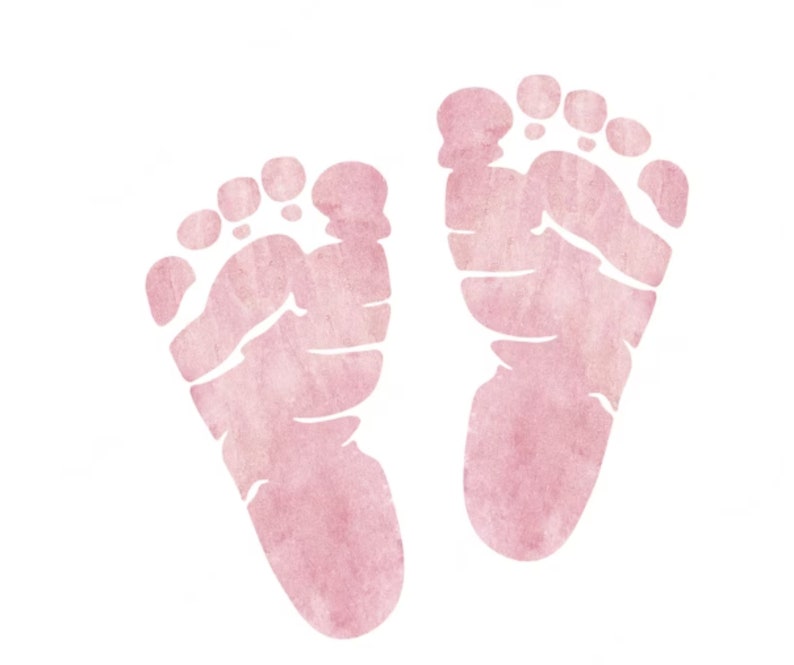 Baby Footprint, Baby Feet SVG Instant Download SVG, PNG, Eps, Dxf, Jpg ...