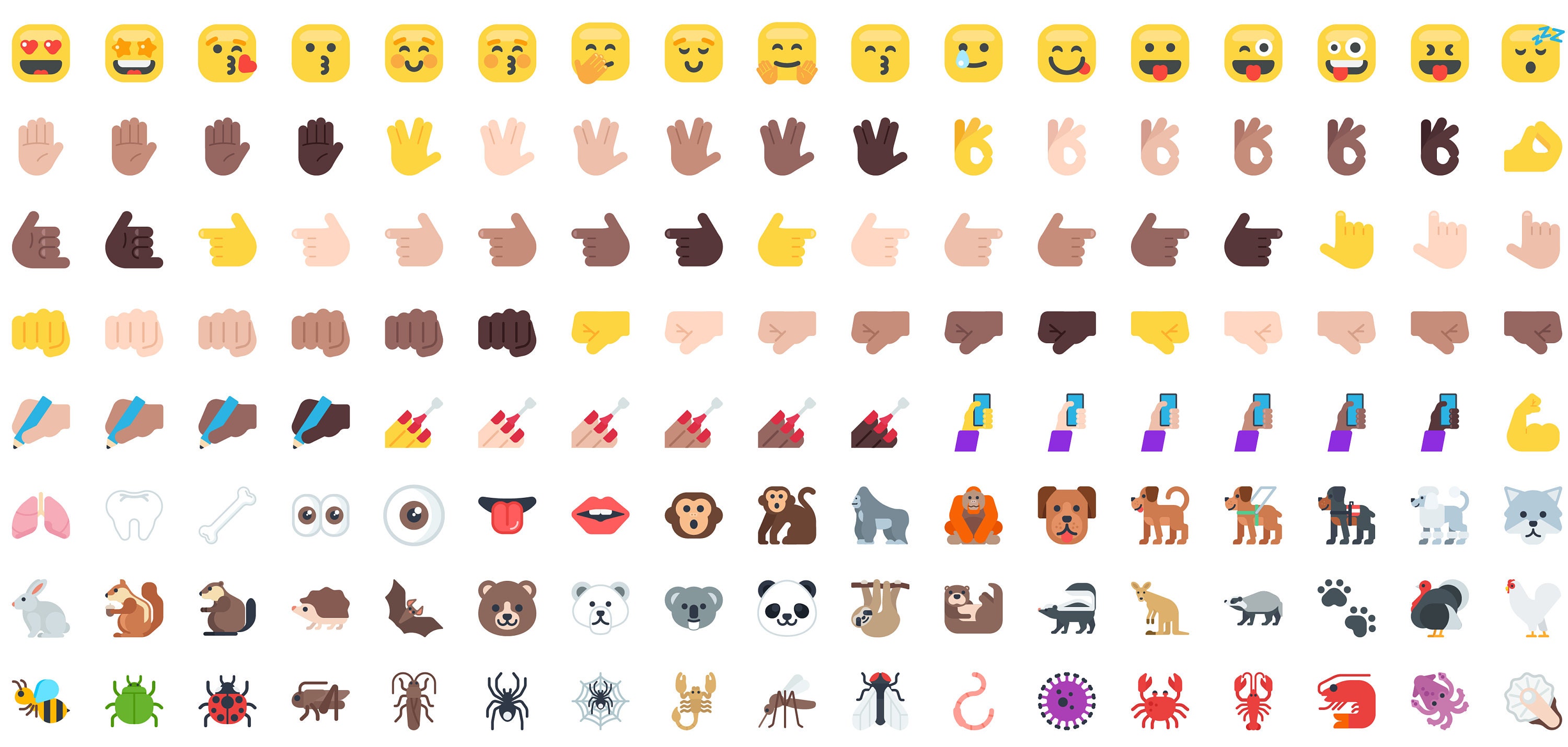 Emoji Svg Packet, Emoji Png Files, Emoji Clipart, Emojis Svg Bundle ...