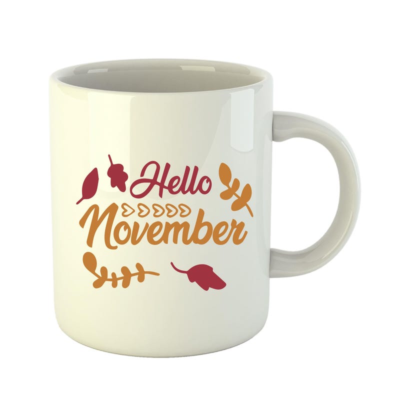 Hello November SVG, Cricut Svg, Clipart, Layered SVG, Files for Cricut ...