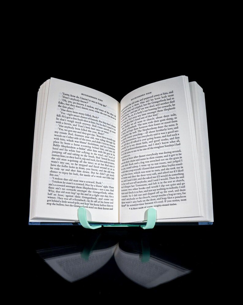 Minimalist 3D Printed Book Stand – Portable Hands-free Reading Holder ...