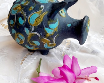 Handmade Ceramic Cow Piggy Bank - Etsy