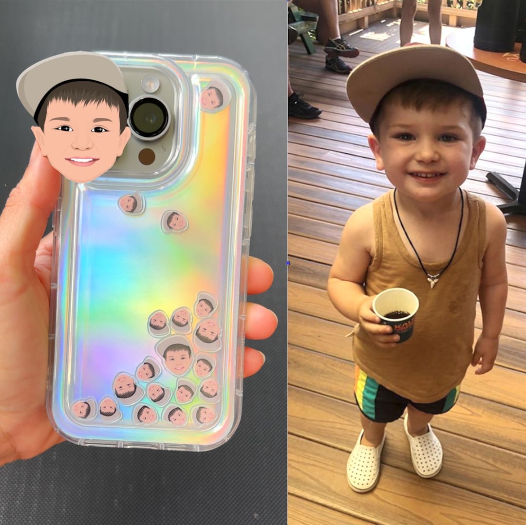 Create Your Custom Shaker Phone Case Hand Drawn Personalized Phone Case ...