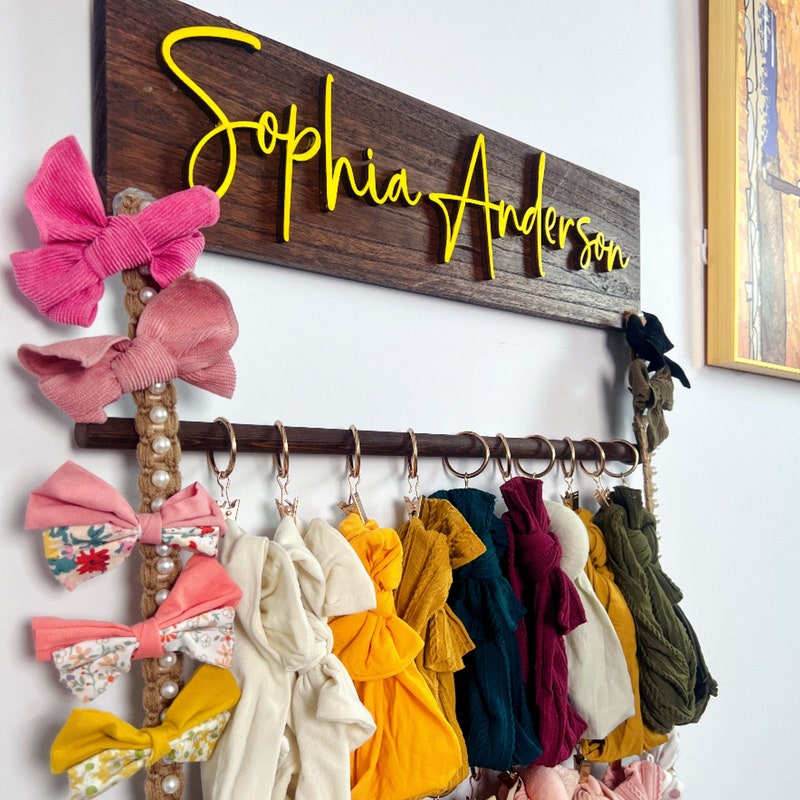 Girls Bow Decor Bedroom - Etsy