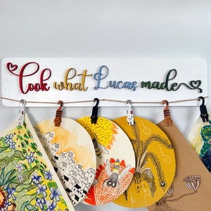 Look What I Made,personalized 3D Art Display Sign,kids Artwork Display ...