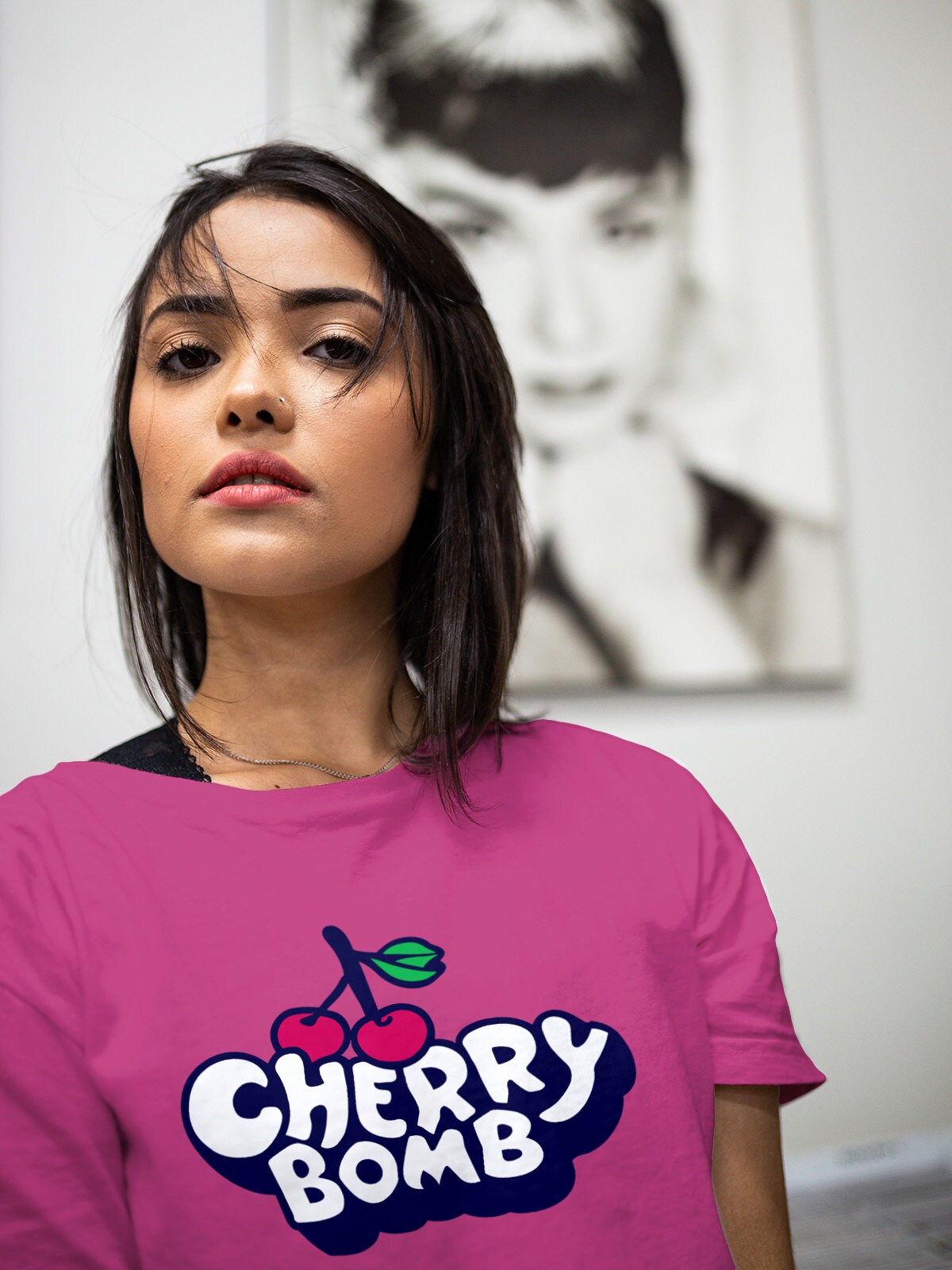 Cherry Bomb Tshirt SVG Cute Cherry Sublimation Design, Fun Cherry ...