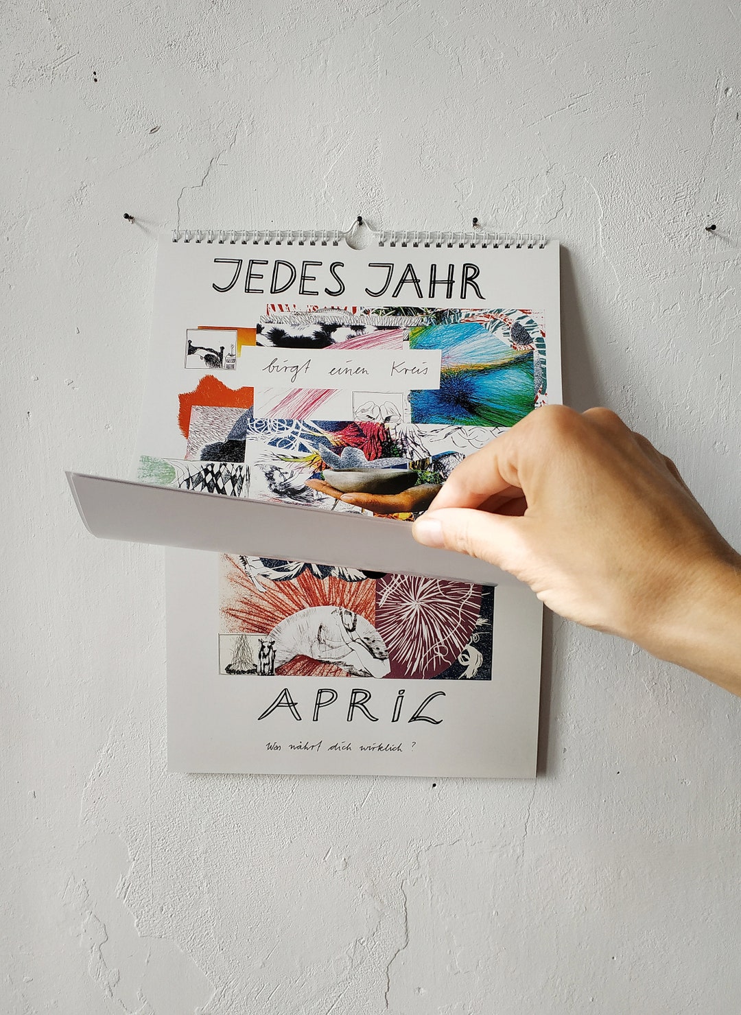 Wall Calendar - Perpetual Calendar - EVERY YEAR... EXPANDS - Etsy