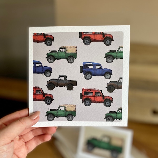 Land Rover Birthday Card - Etsy UK