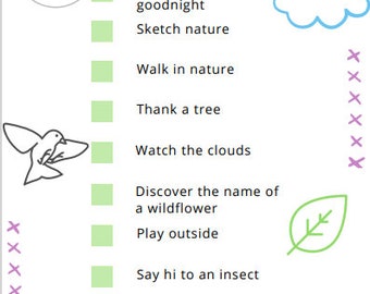 Mindful Scavenger Hunt for Children - Etsy