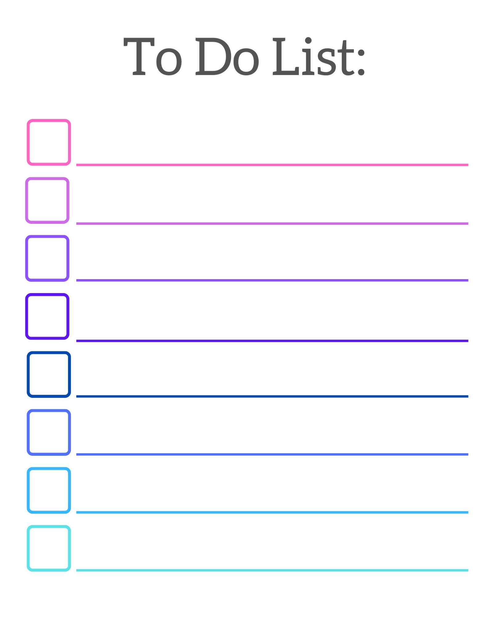 Printable to Do List | Digital Download | Adult Daily Planner Printable ...
