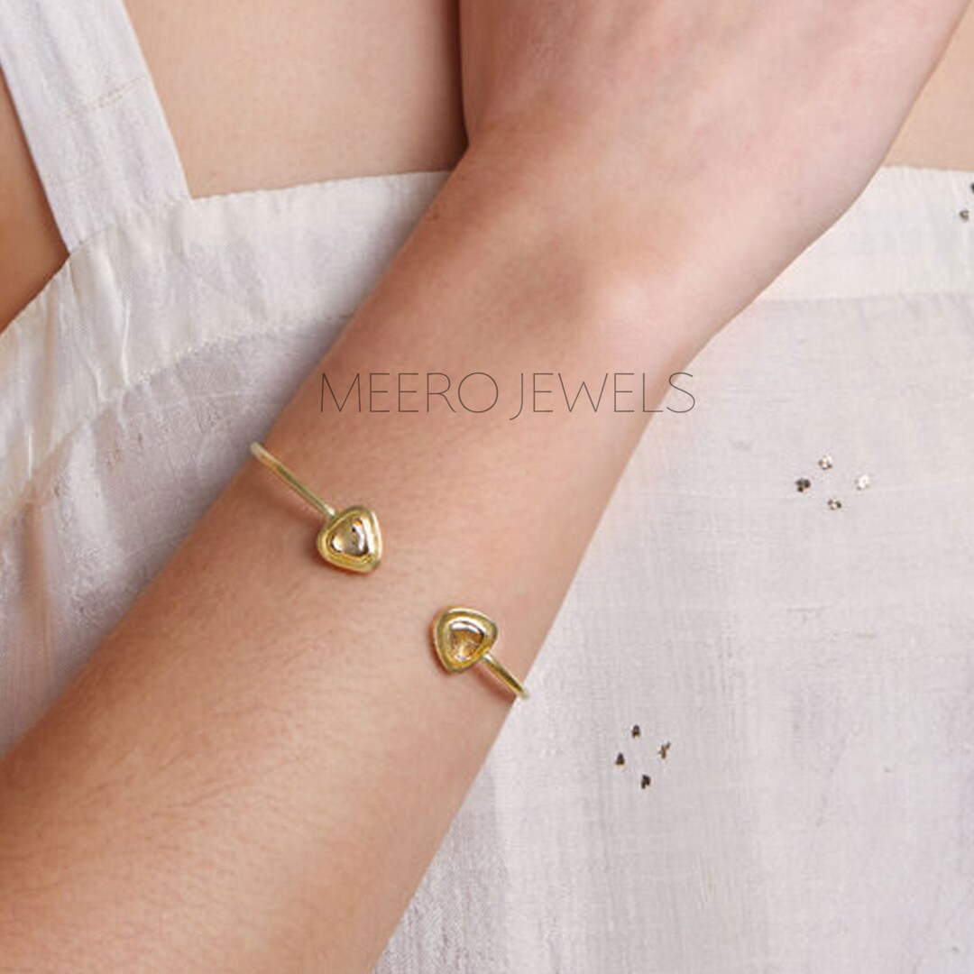 Timeless Elegance: 925 Sterling Silver Openable Polki Diamond - Etsy