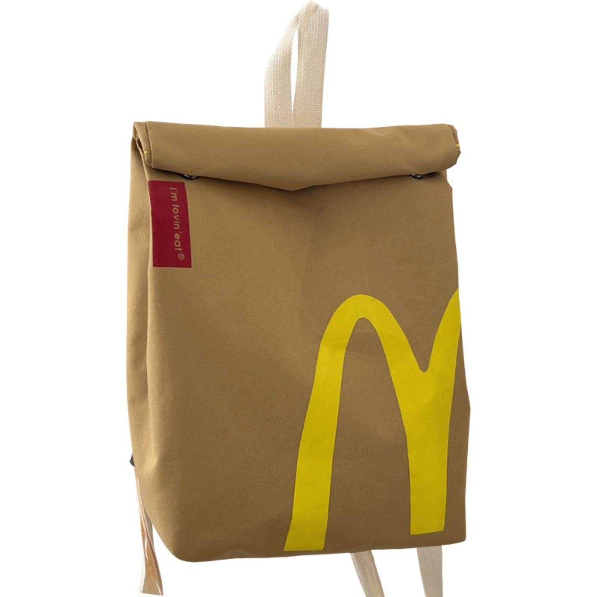 Mcdonald's Backpack Recycled Polyester Quirky Design - Etsy