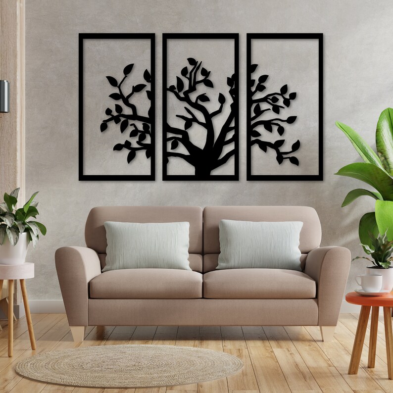 Panel Tree Tree Svg Laser Cut Files Vector Files Laser Cut - Etsy