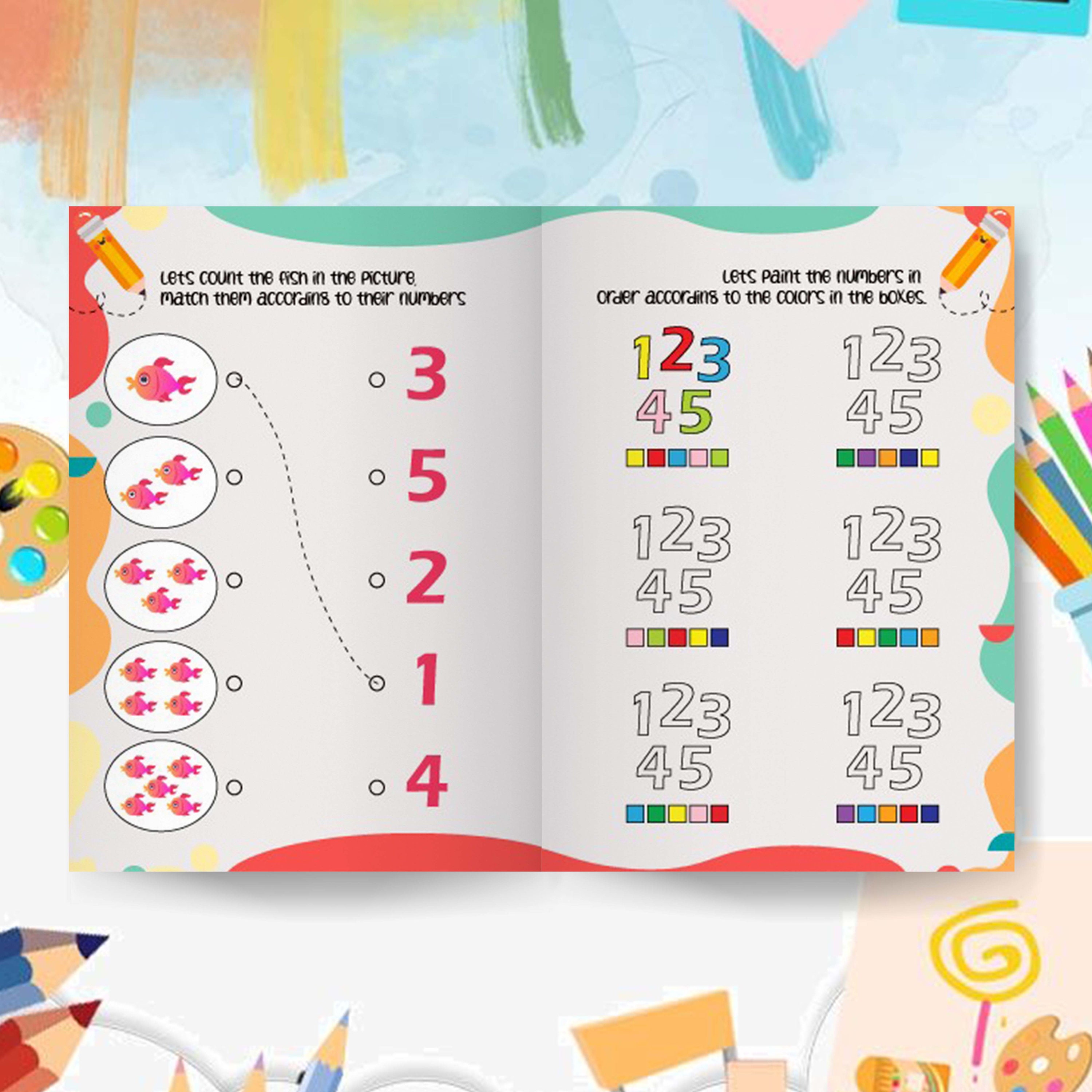 Preschool Activity Book, Activity Book, Printable Book, Kids Games ...