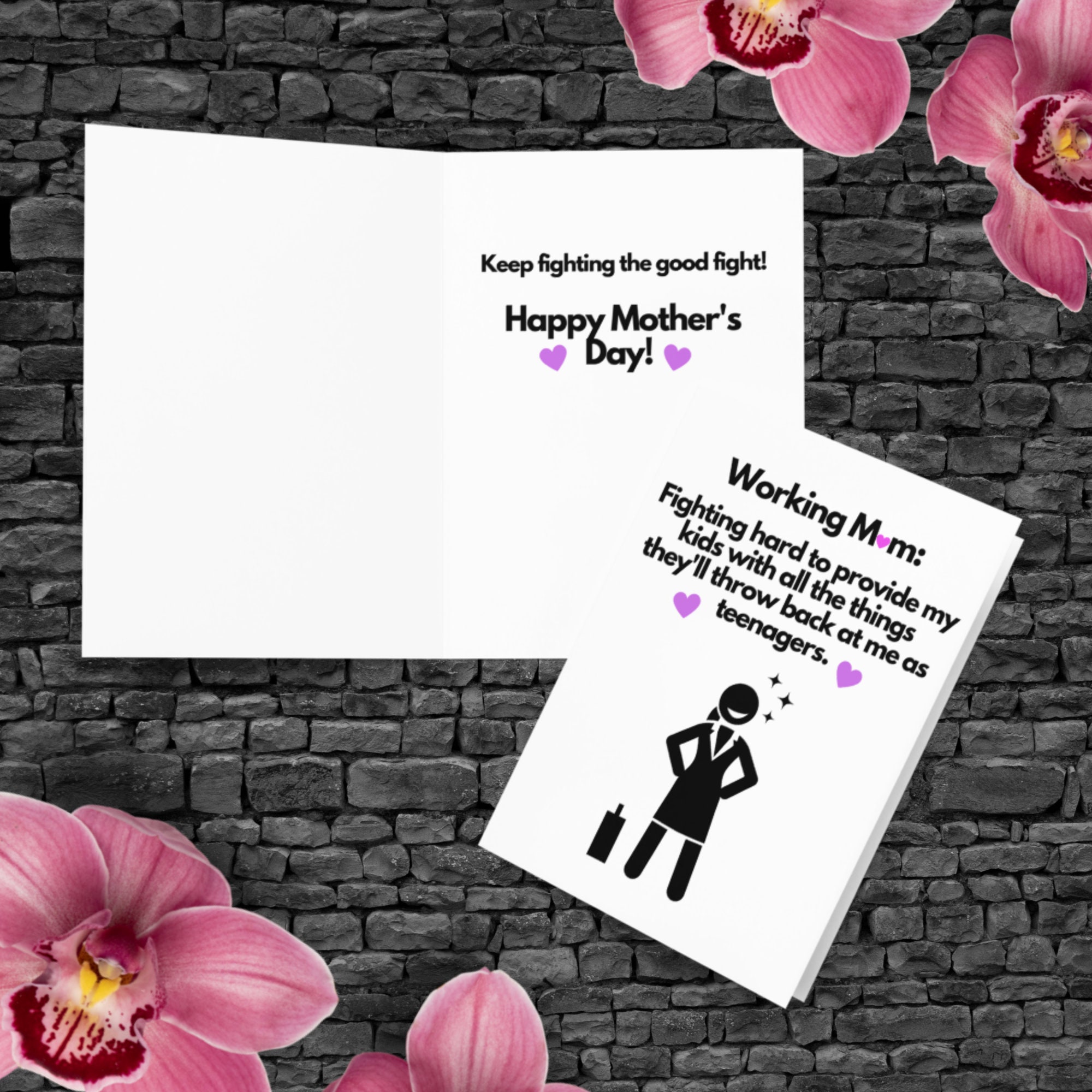 Mom Appreciation Card, Funny Working Mom Mother's Day Card, Mothers Day ...