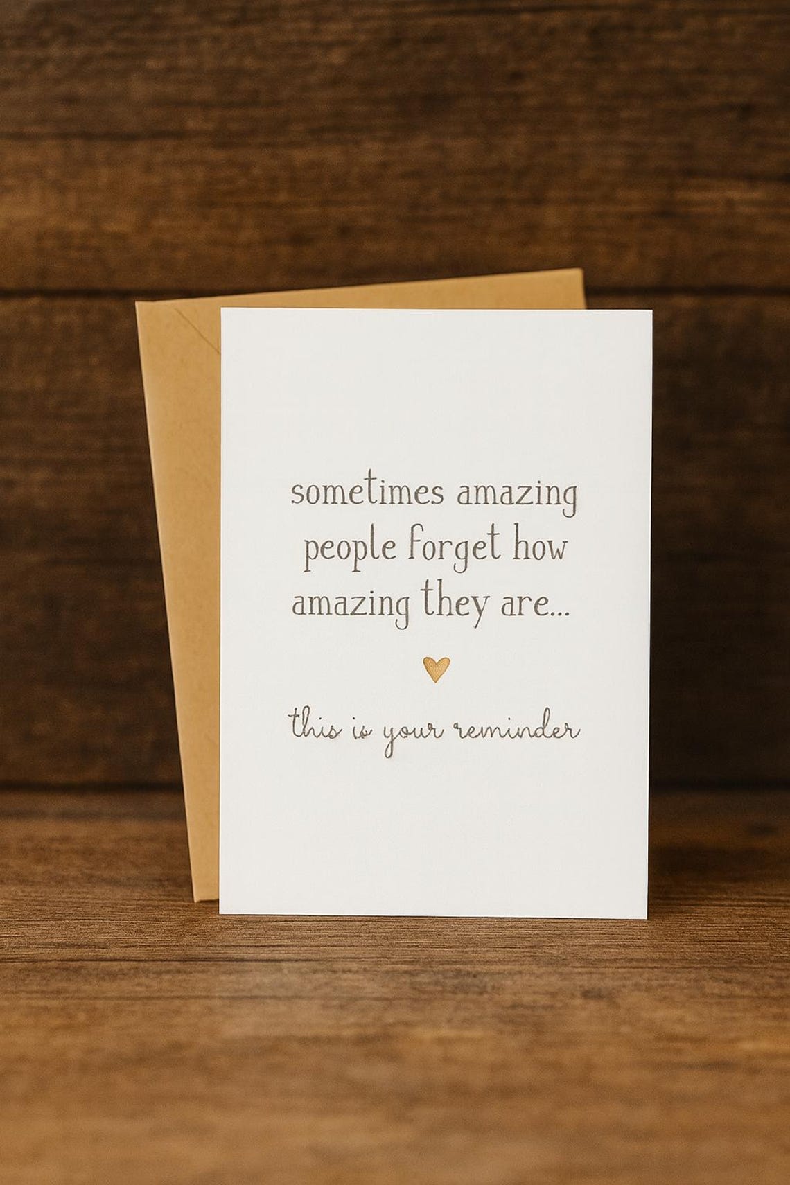 Motivational Card “sometimes Amazing People Forget” – Encouragement ...