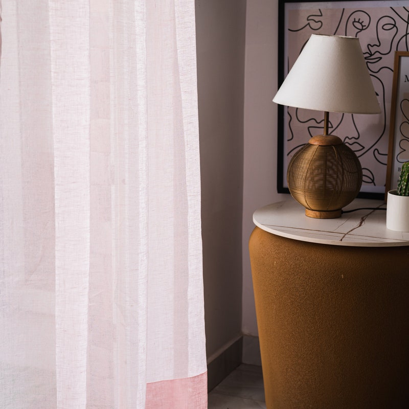 Sheer Linen Curtains - Etsy