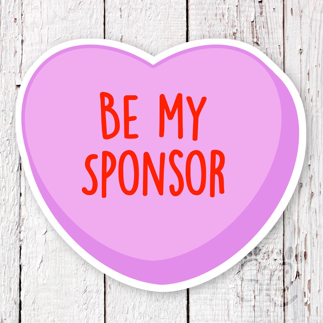 Candy Heart Sticker, Dependa Sticker, Military Spouse, Be My Sponsor ...