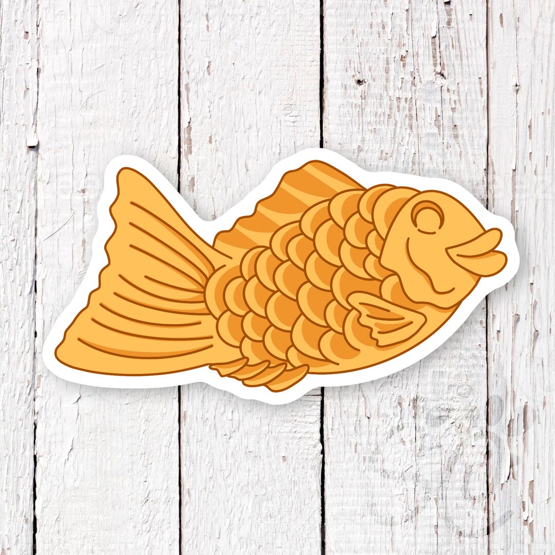 Taiyaki Sticker Japanese Street Food Sticker Kawaii Sticker Japanese ...