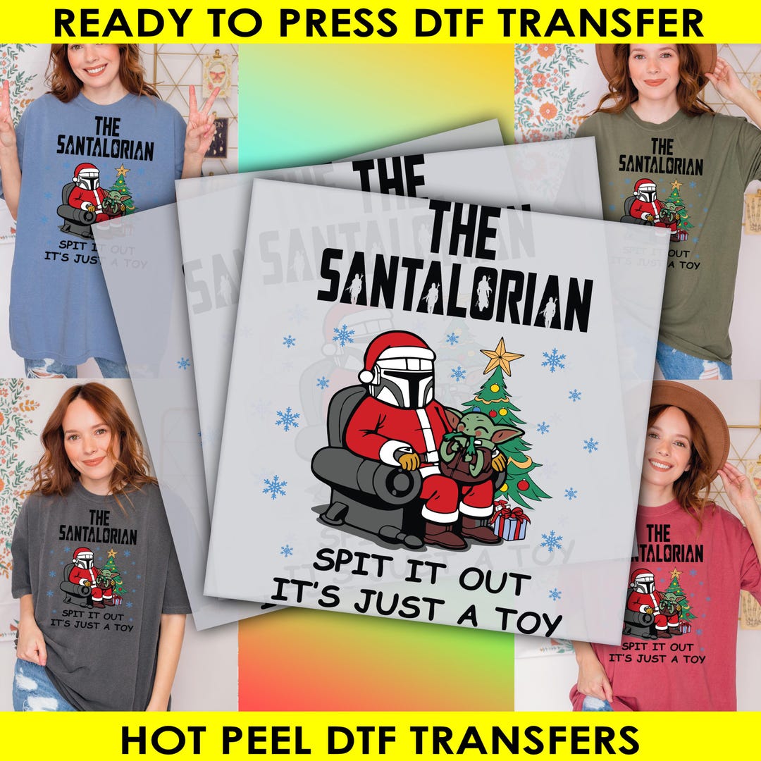 The Santalorian Spit It Out It's Just A Toy, Christmas Ready to Press ...