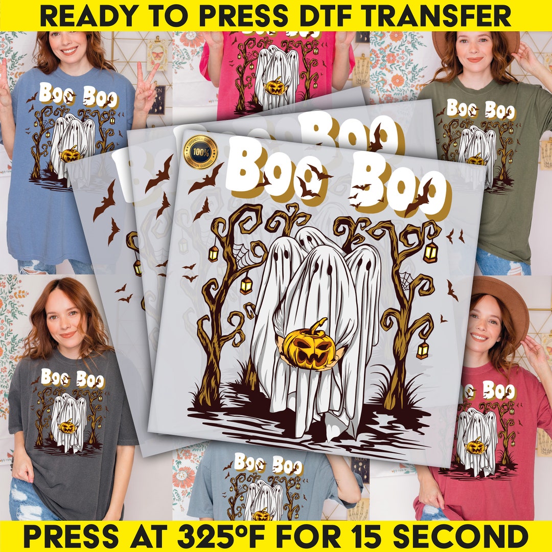 Boo Boo, Spooky Ghost, Halloween, Ready to Press, Personalized Gifts ...